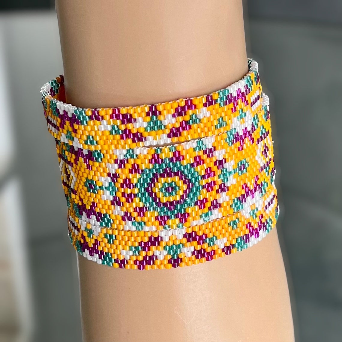 DIY Odd Count Peyote Patterns for the Bracelets PAGAN - Etsy