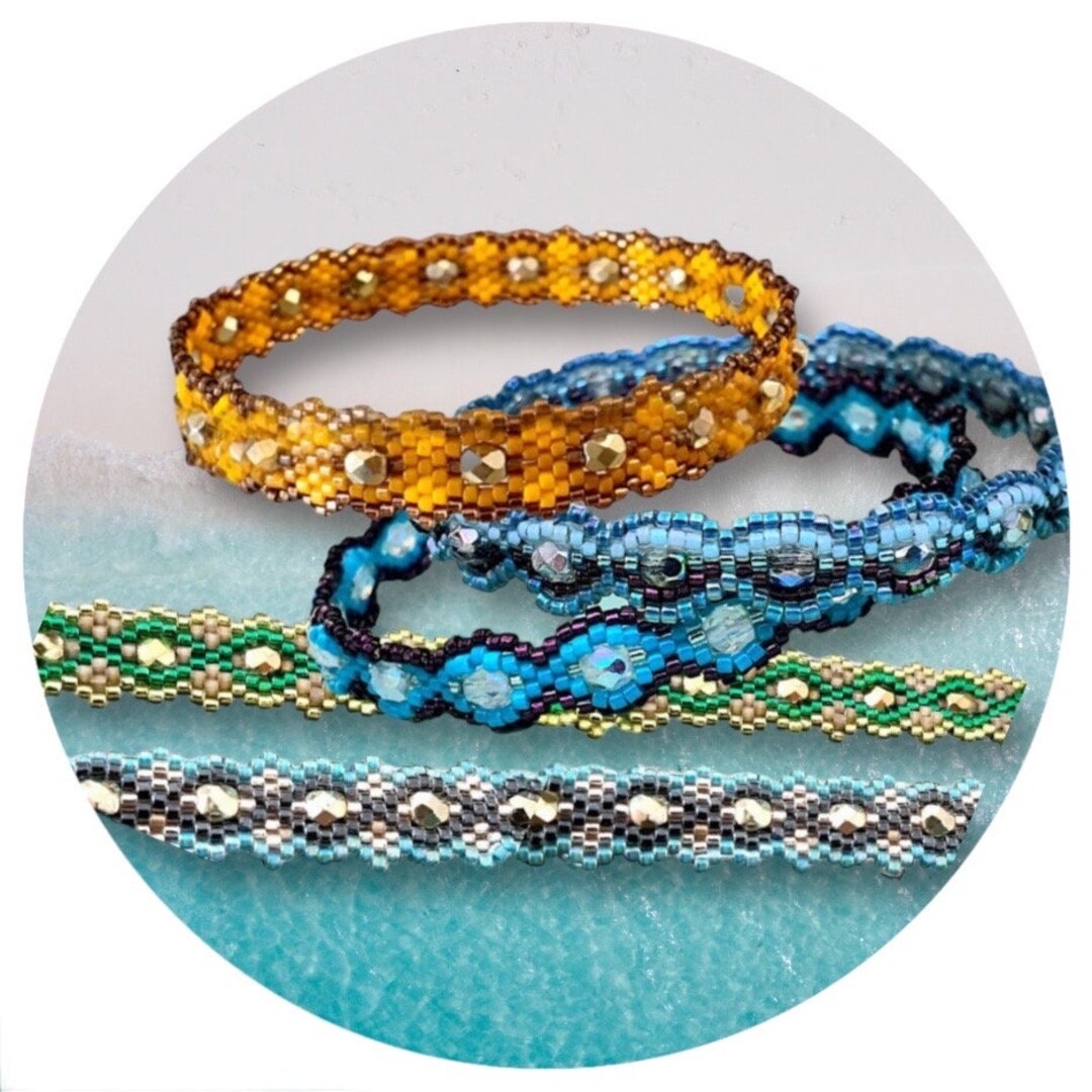 Bangle Peyote Pattern or With Clasp : Bracelet - Etsy