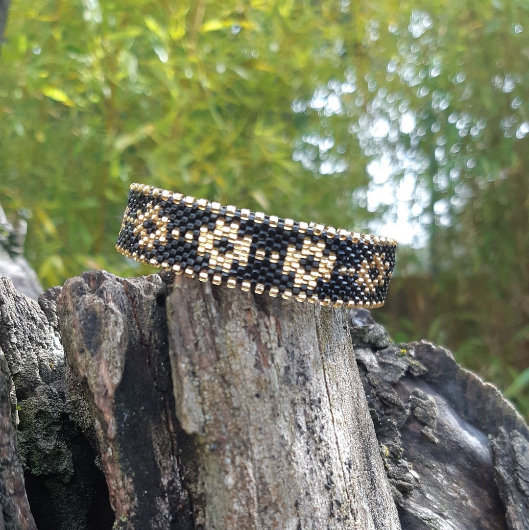 Bangle Peyote Pattern or With Clasp : Bracelet ORIGINE - Etsy