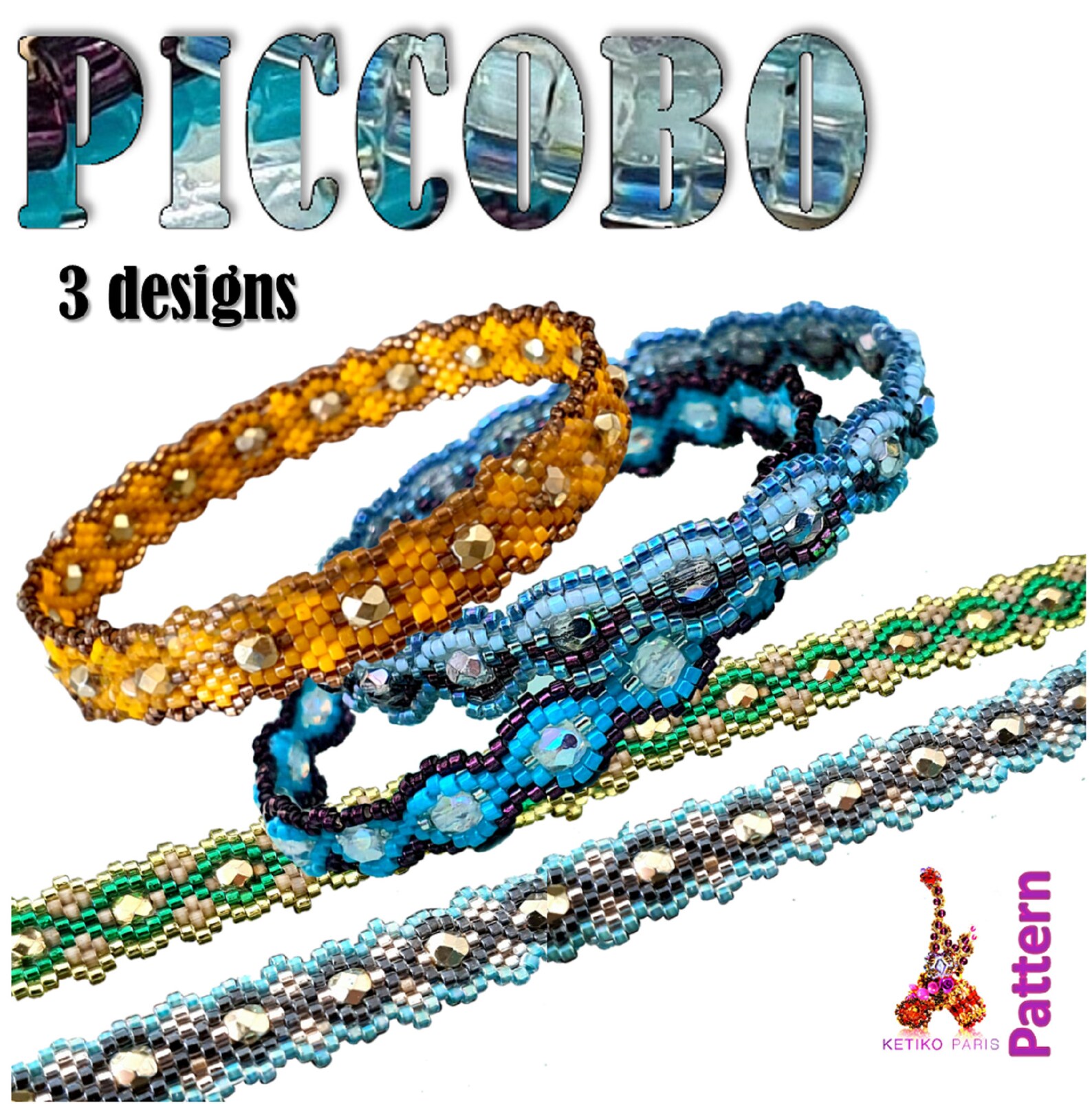 Bangle Peyote Pattern or With Clasp : Bracelet - Etsy