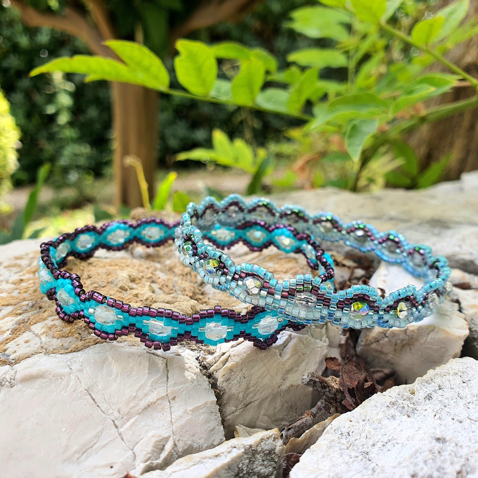 Bangle Peyote Pattern or With Clasp : Bracelet - Etsy