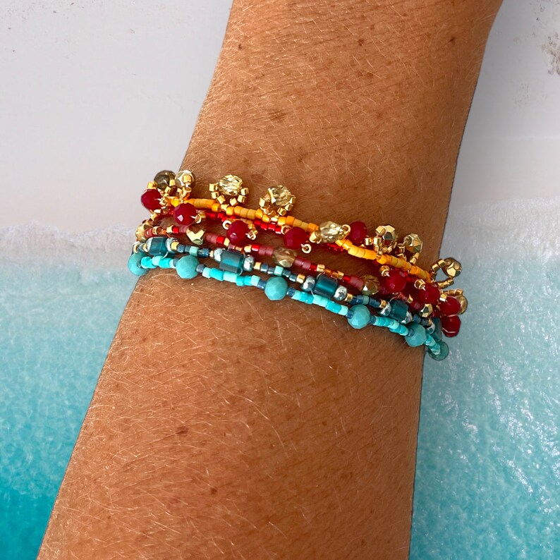 DIY Even Count Peyote Pattern for 3 Bracelets PANAMA - Etsy