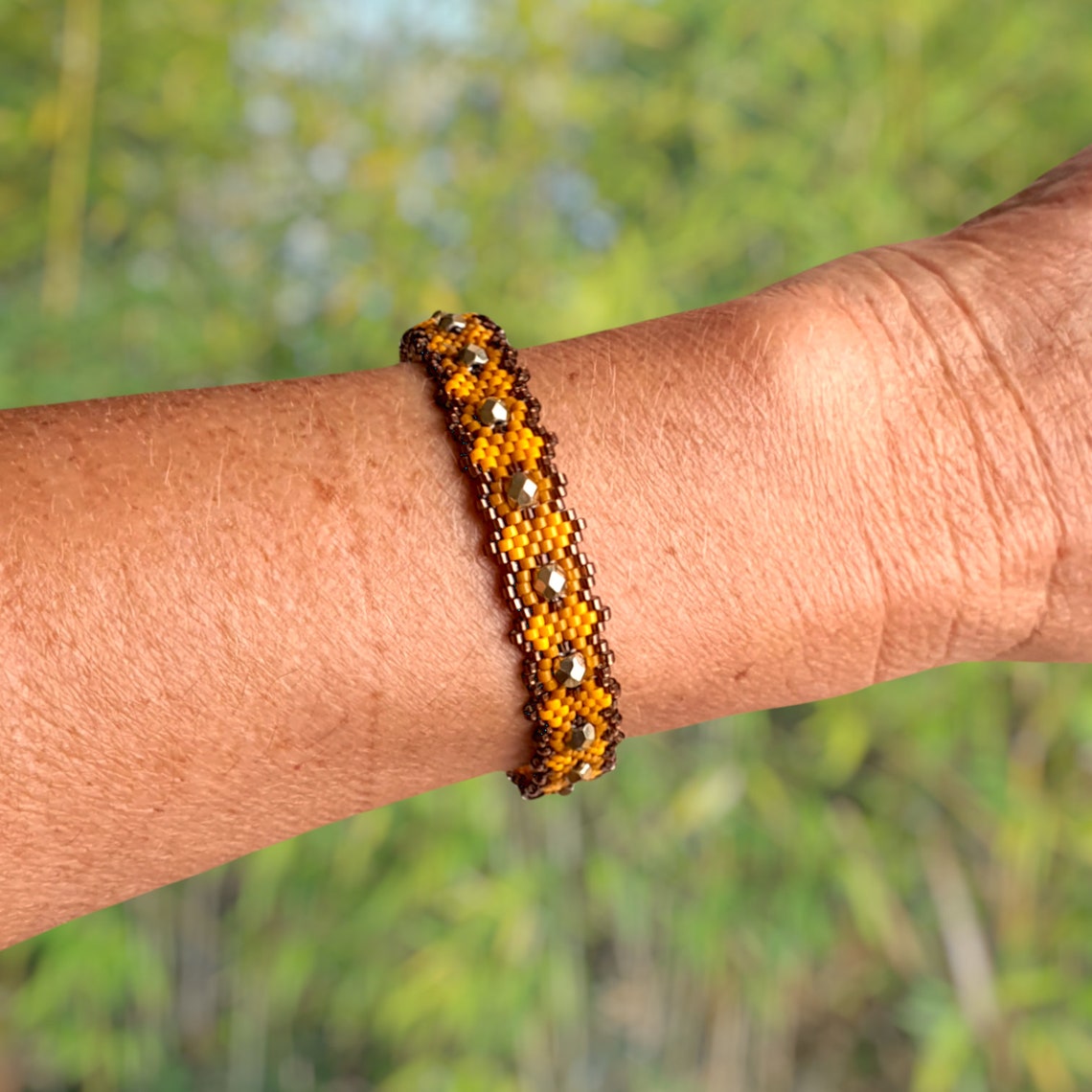 Bangle Peyote Pattern or With Clasp : Bracelet - Etsy
