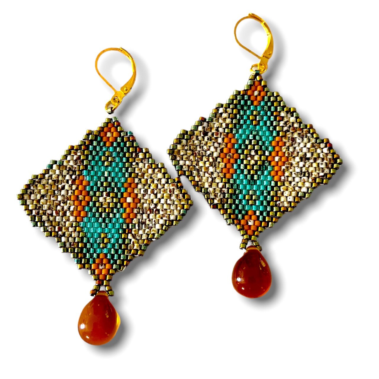 DIY Pendant Pattern to Wave a Necklace a Brooch or Earrings : - Etsy