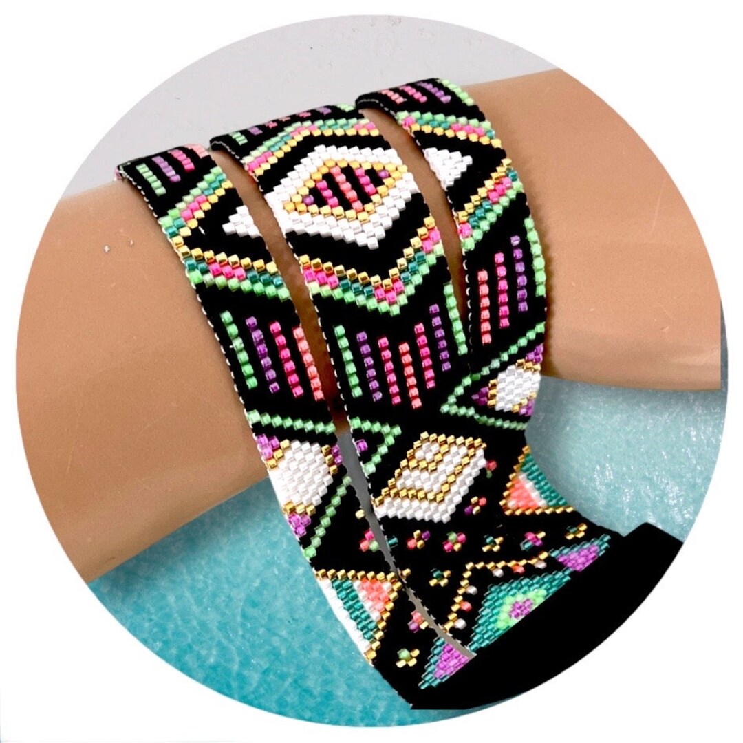 DIY 4 Even Count Peyote Patterns for YOPAL Bracelets - Etsy