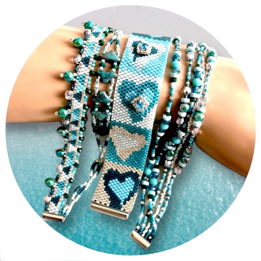 DIY Even Count Peyote LOV-U Bracelet Pattern - Etsy