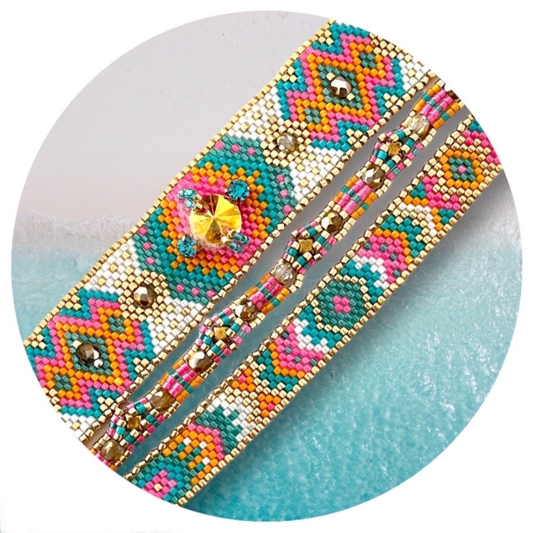 DIY Even Count Peyote Pattern for the Bracelet CADAQUES - Etsy