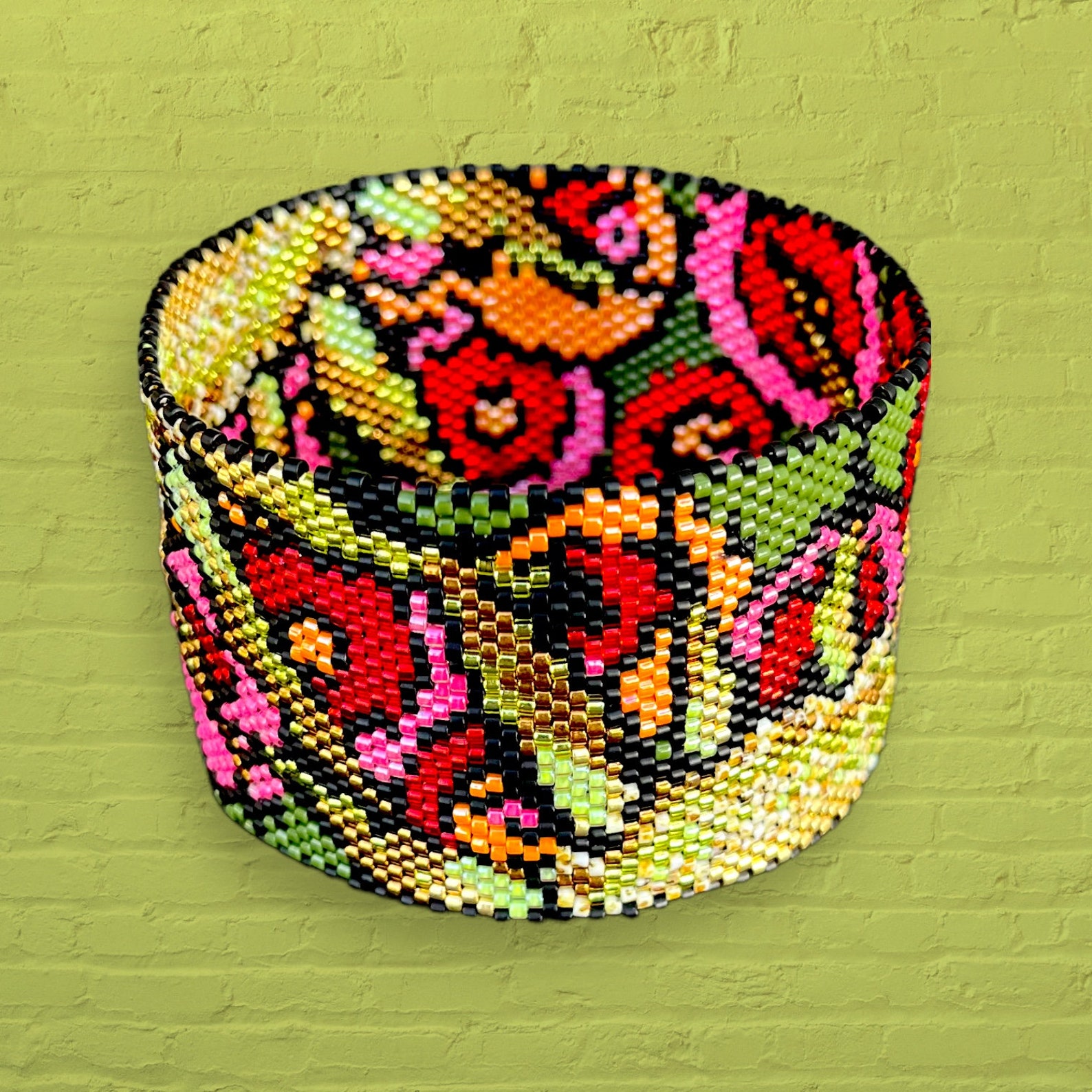 DIY SUN&FLOWER Peyote Bracelet Pattern Bangle or With Clasp - Etsy