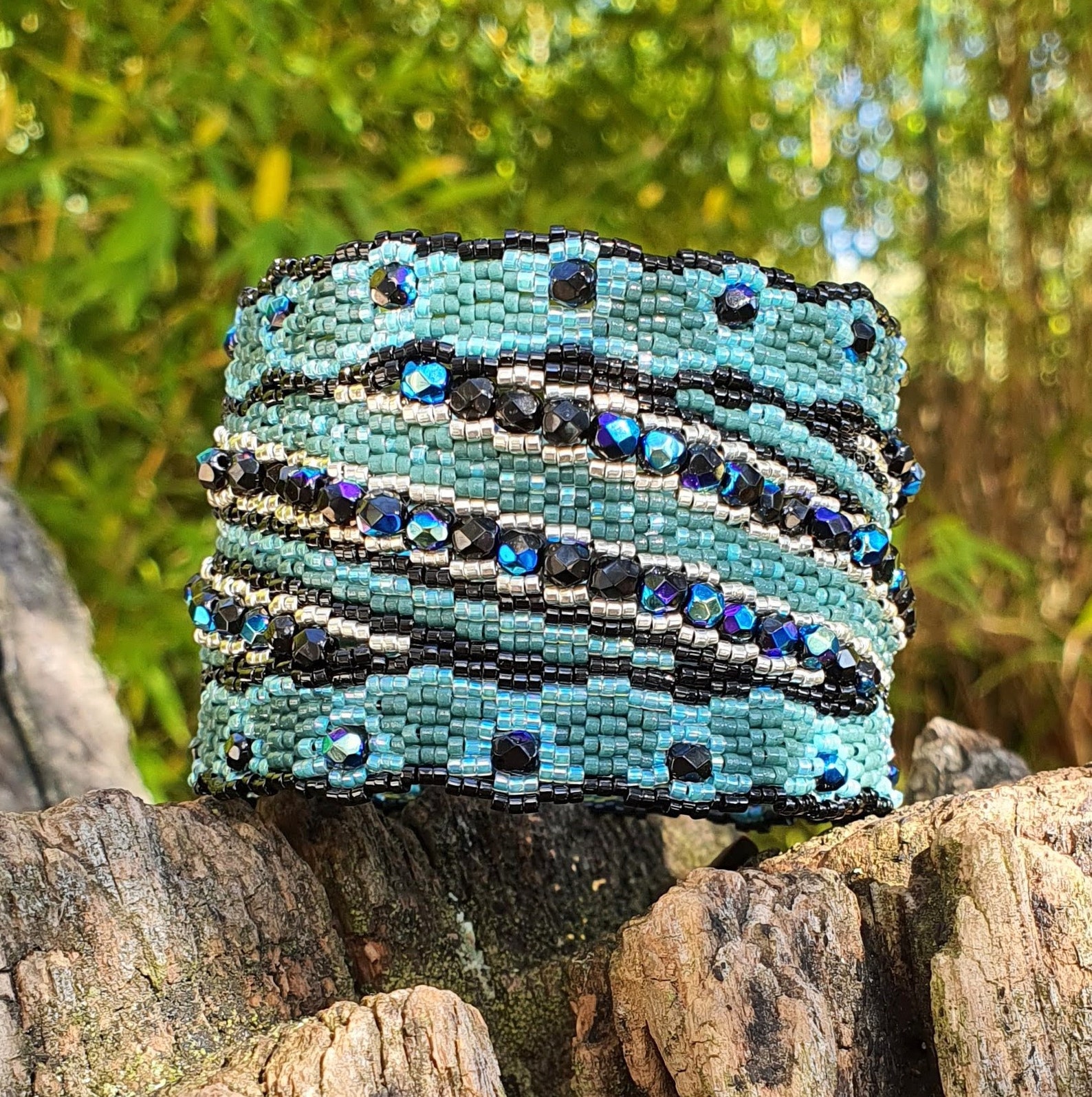 DIY Peyote Bracelet Pattern Bangle or With Clasp Bracelet - Etsy