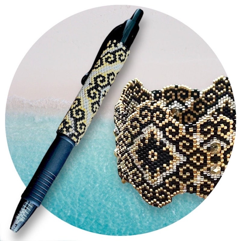 Beaded Pen Covers - Etsy
