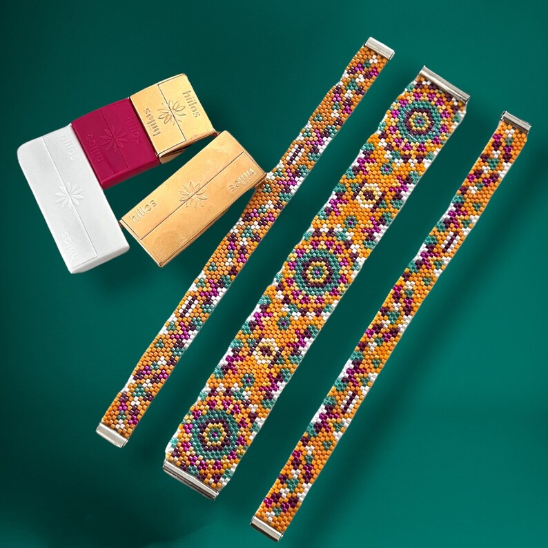 DIY Odd Count Peyote Patterns for the Bracelets PAGAN - Etsy