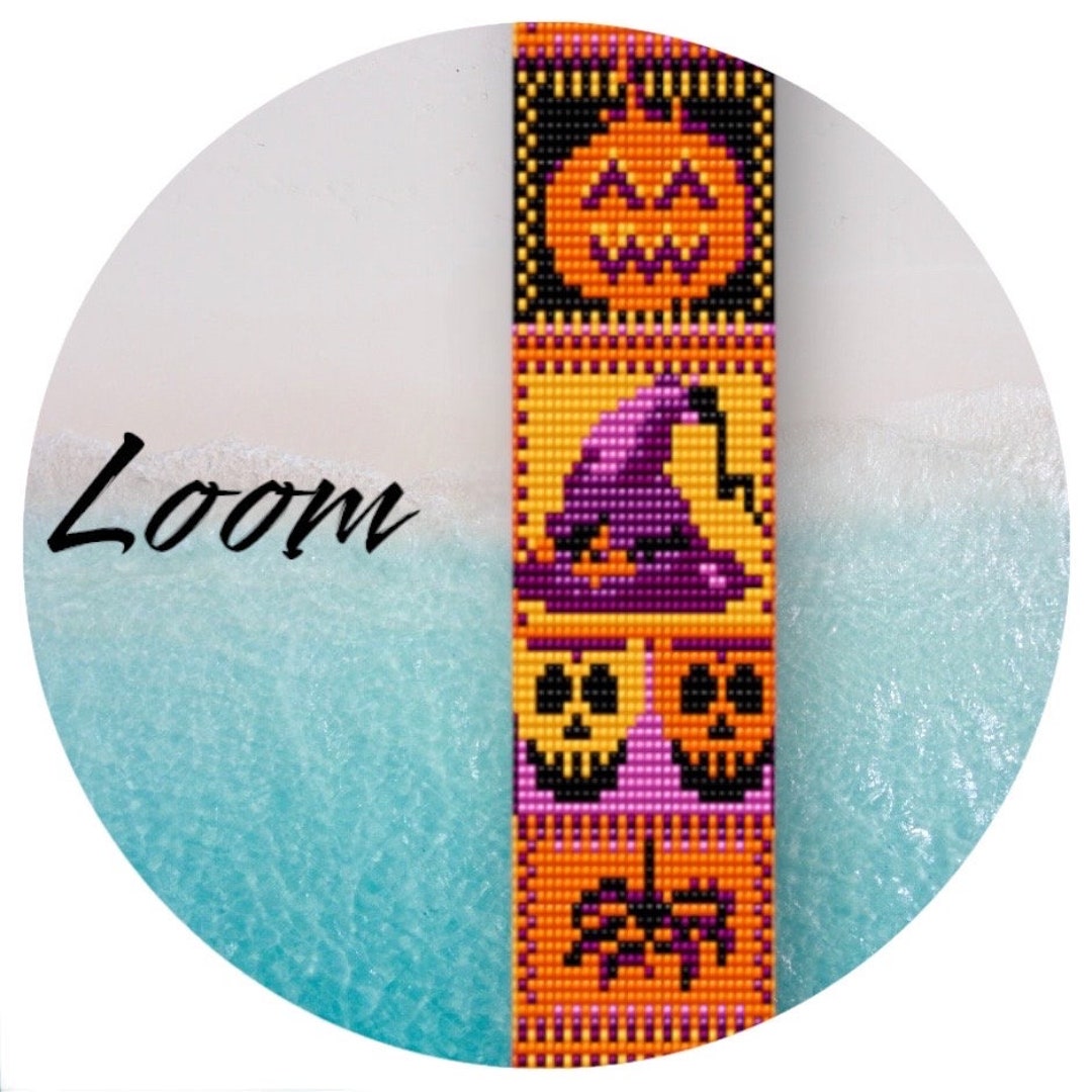DIY Loom and Even Count Peyote Pattern for the Bracelet - Etsy