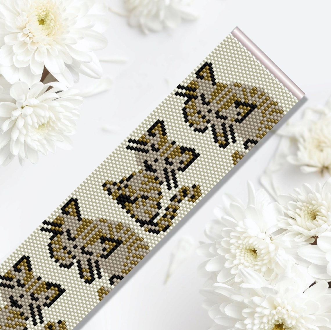 DIY 3 Even Count Peyote Patterns for the Bracelets CATS - Etsy