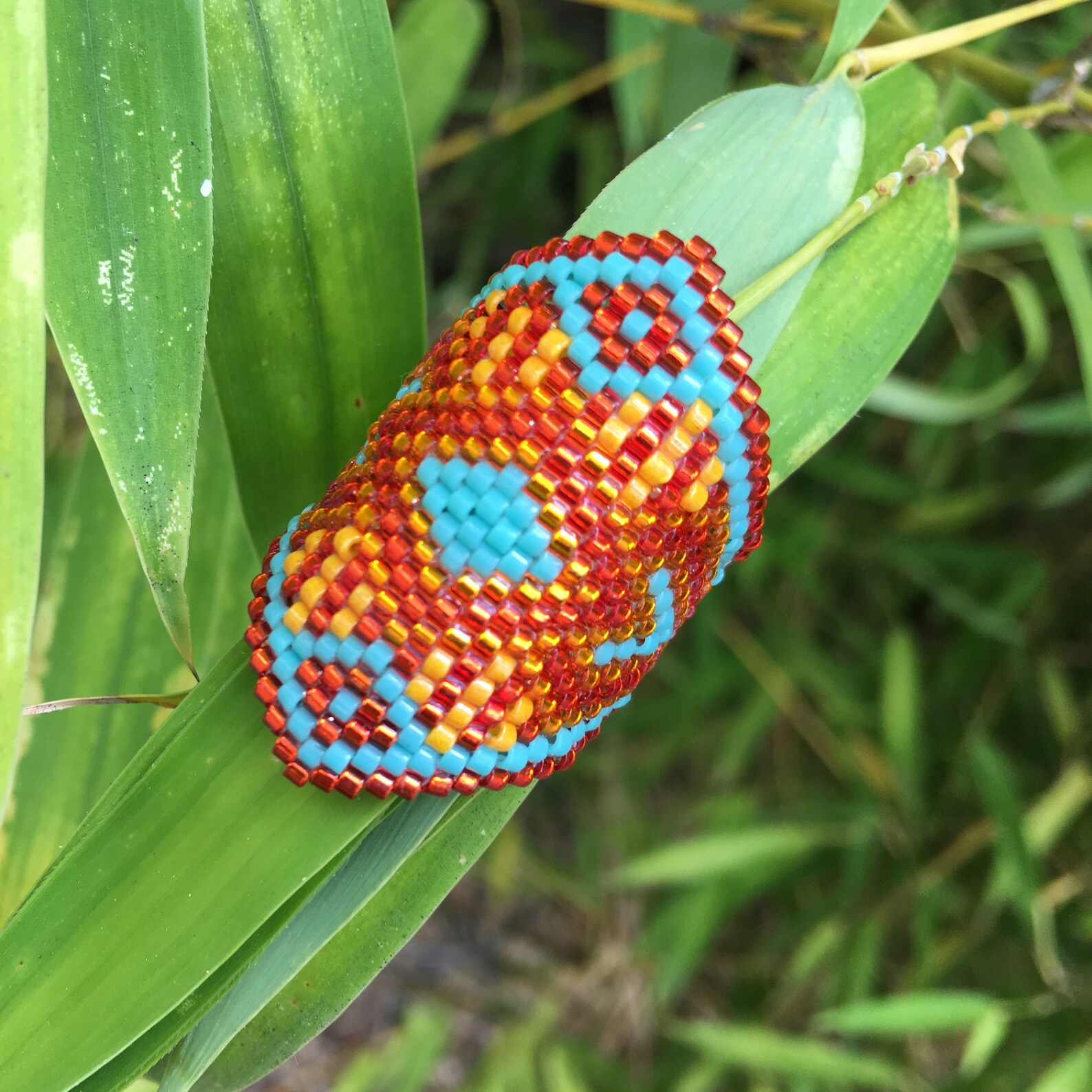 DIY NAVA Peyote or Brick Stitch Ring Pattern - Etsy