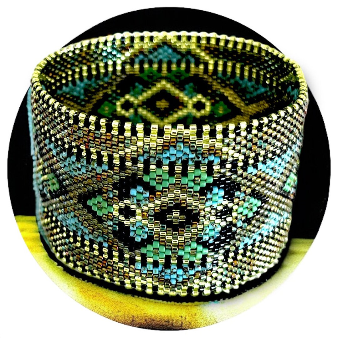 DIY KERRY Bracelet Pattern for Peyote Stitch or Brick Stitch Weaving - Etsy