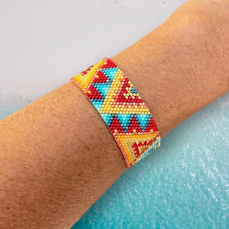 DIY Even Count Peyote Pattern for 3 Bracelets PANAMA - Etsy