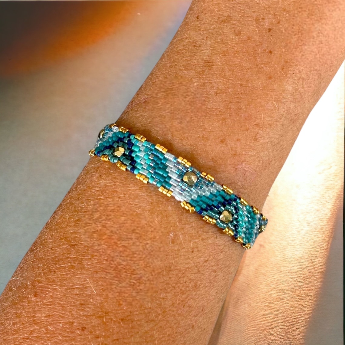 DIY 3 Peyote 3 Drops Bracelet Patterns Bangle or With Clasp - Etsy