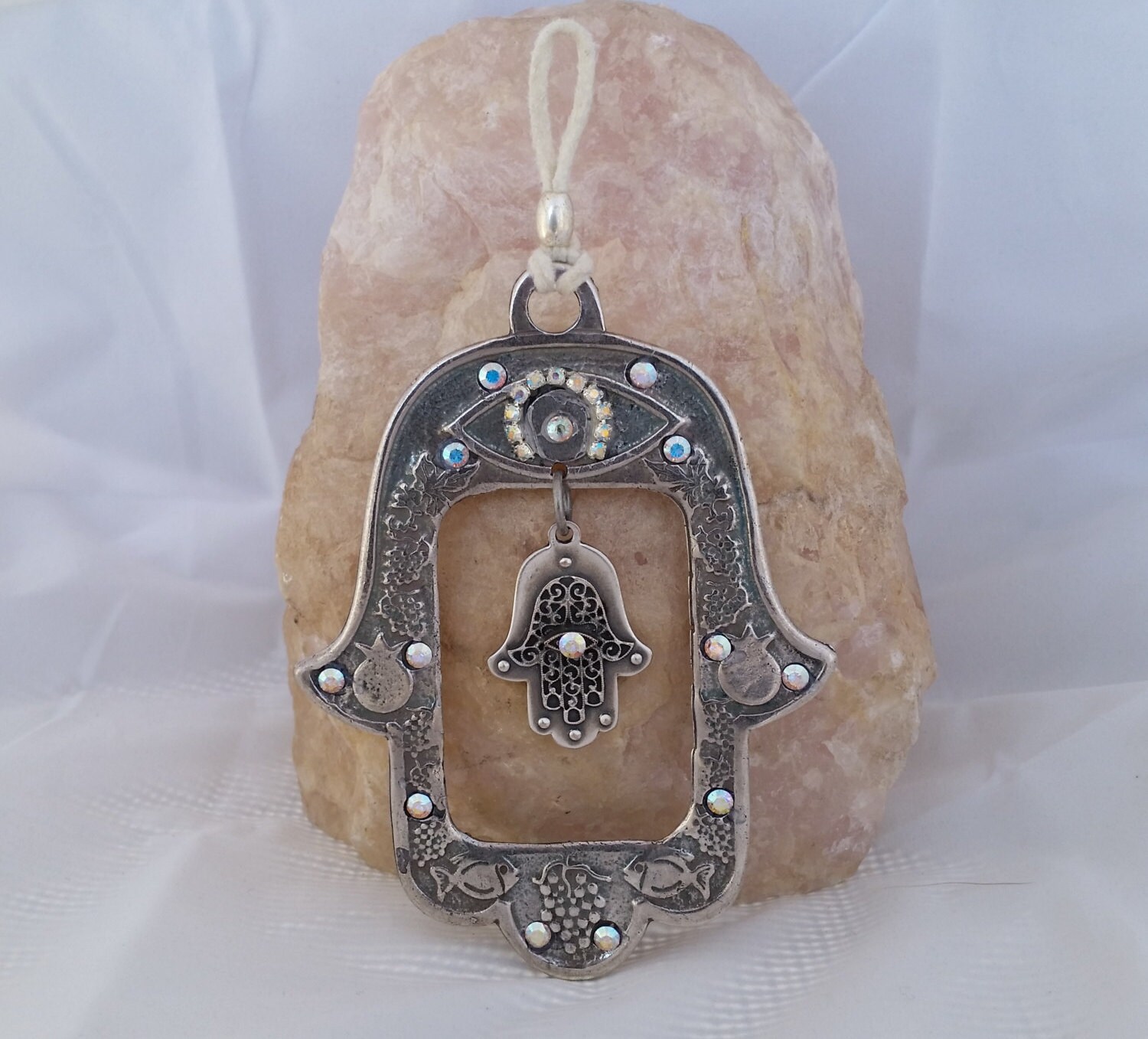 Hamsa, Hand Wall Hanging, Hamsa Gift, Blessing Home, Luck Hamsa, Hamsa ...