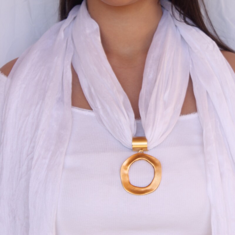 Scarf Necklace - Etsy