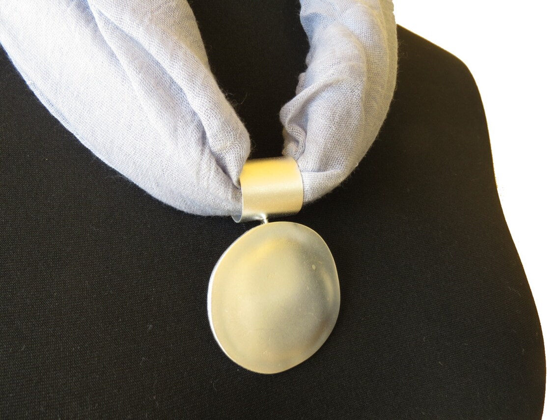 Scarf Pendant, Scarf Slide, Scarves Necklace, Scarf Ring, Scarf Jewelry ...