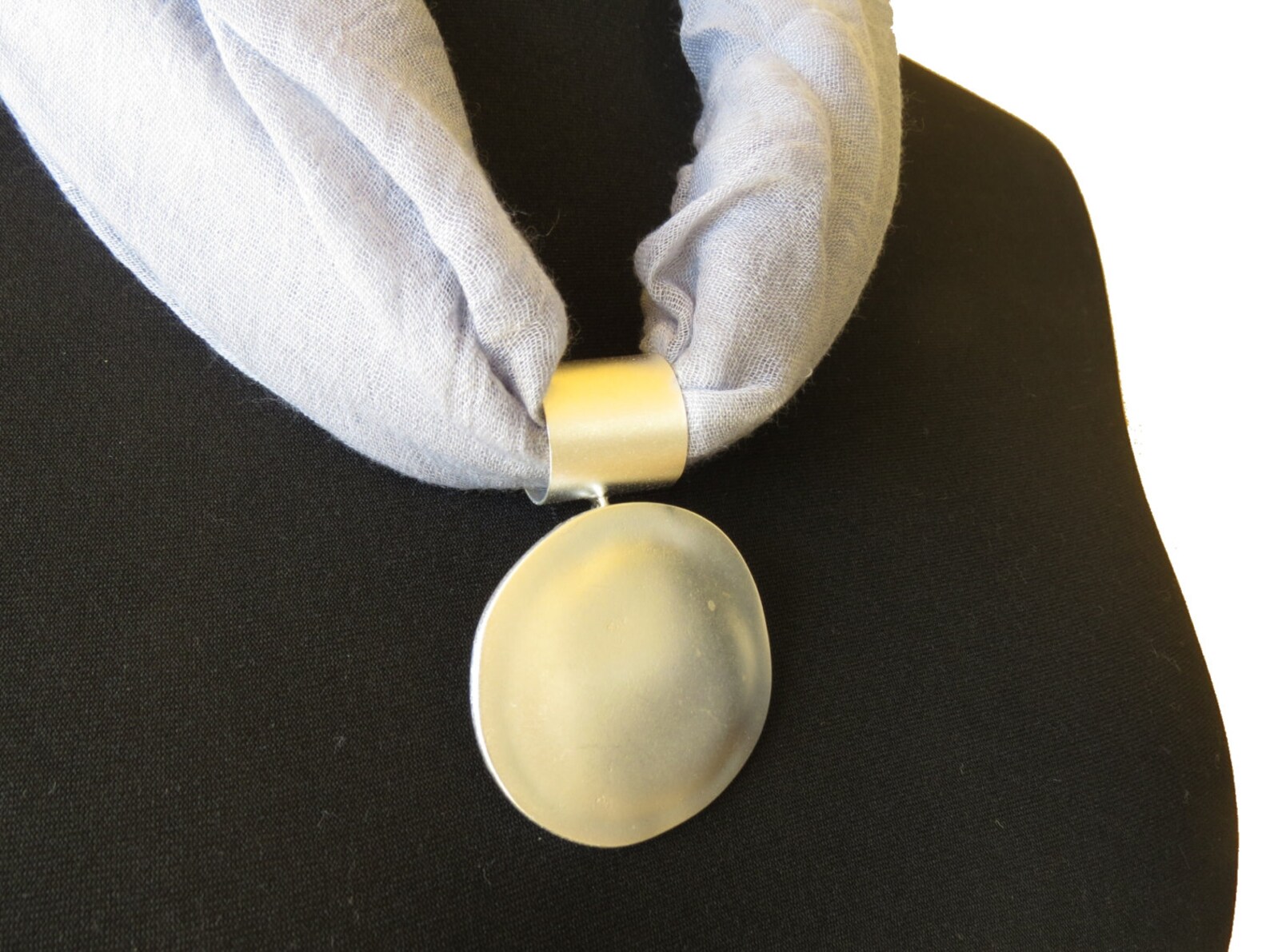 Scarf Pendant, Scarf Slide, Scarves Necklace, Scarf Ring, Scarf Jewelry ...