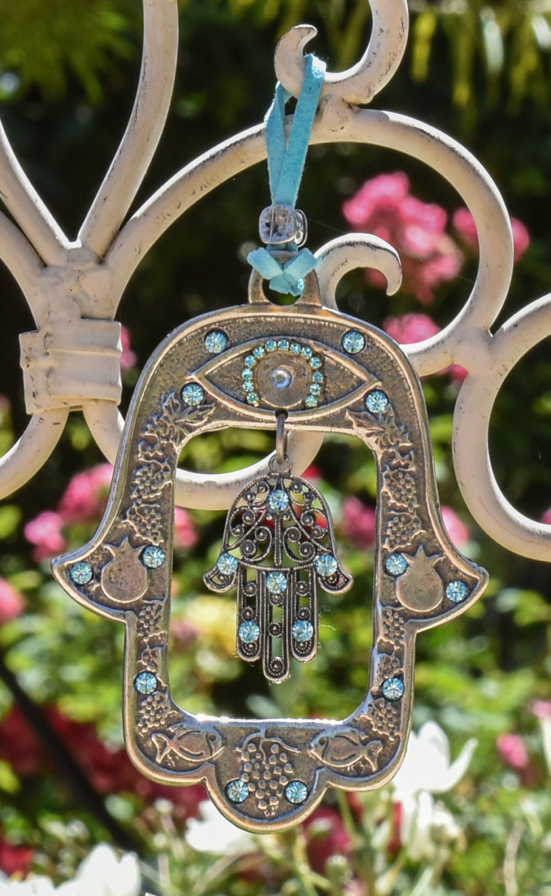 Hamsa Decor, Hand Wall Hanging, Hamsa Wall, Luck Hamsa, Hamsa Handmade ...