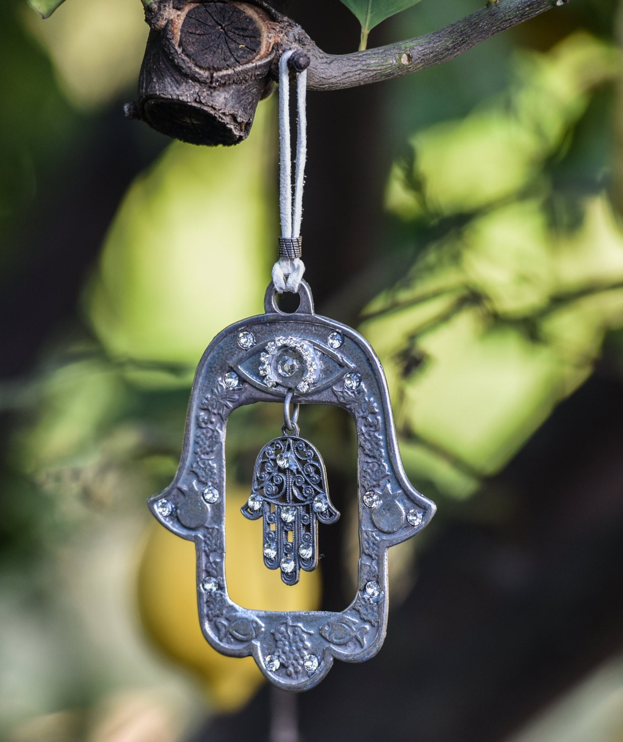 Hamsa Art Hamsa Wall Decor Luck Hamsa White Handmade Hamsa - Etsy Israel