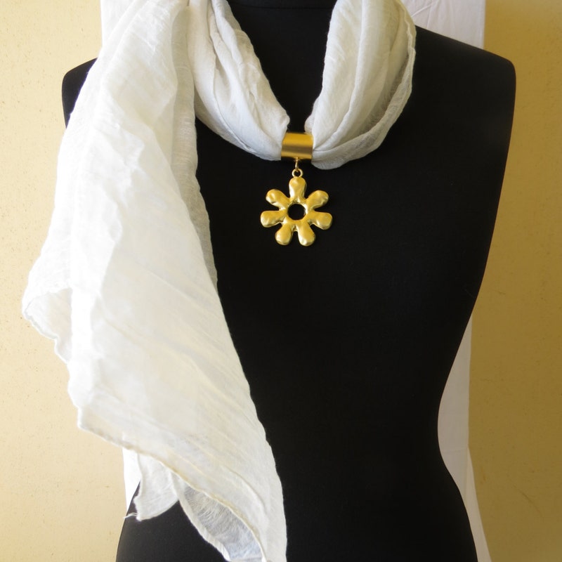 Scarf Necklace - Etsy
