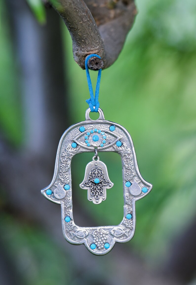 Hamsa Decor, Hand Wall Hanging, Hamsa Wall, Luck Hamsa, Hamsa Handmade ...