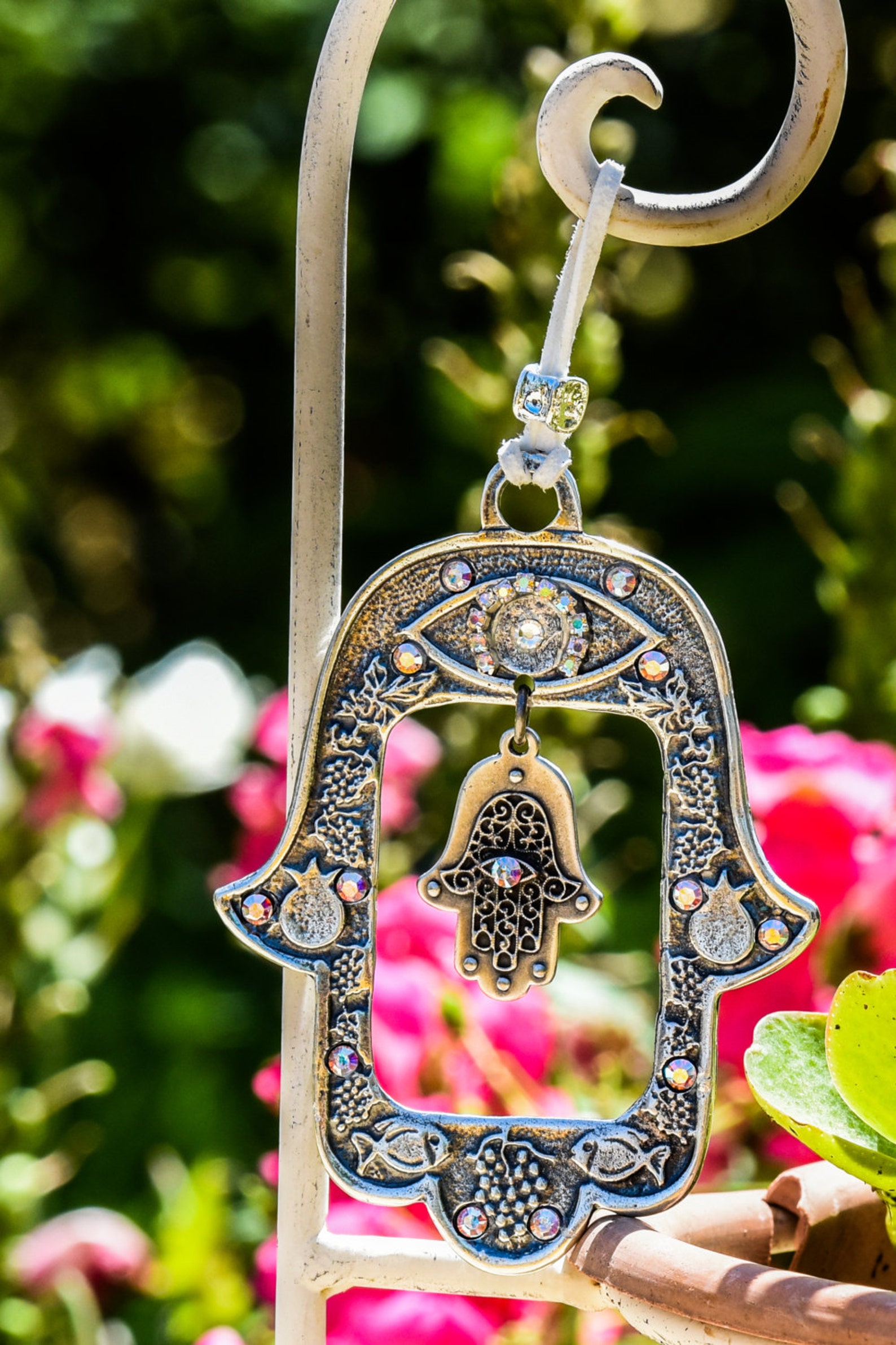 Hamsa, Hand Wall Hanging, Hamsa Gift, Blessing Home, Luck Hamsa, Hamsa ...