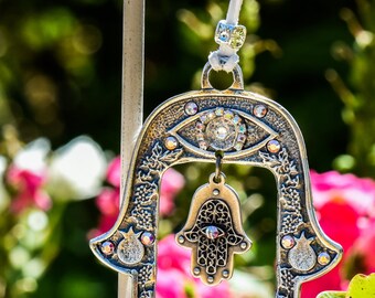 Hamsa Decor, Hand Wall Hanging, Hamsa Wall, Luck Hamsa, Hamsa Handmade ...
