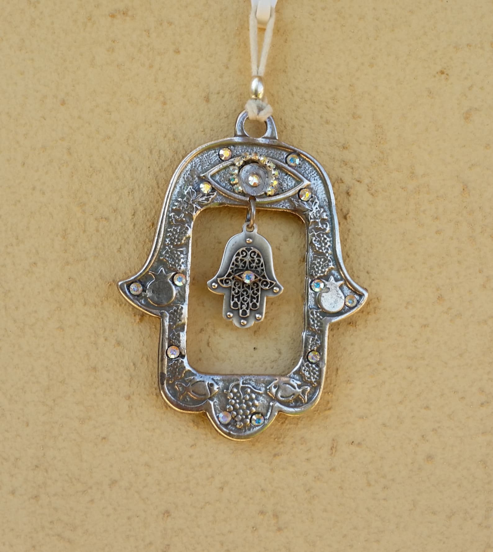 Hamsa, Hand Wall Hanging, Hamsa Gift, Blessing Home, Luck Hamsa, Hamsa ...