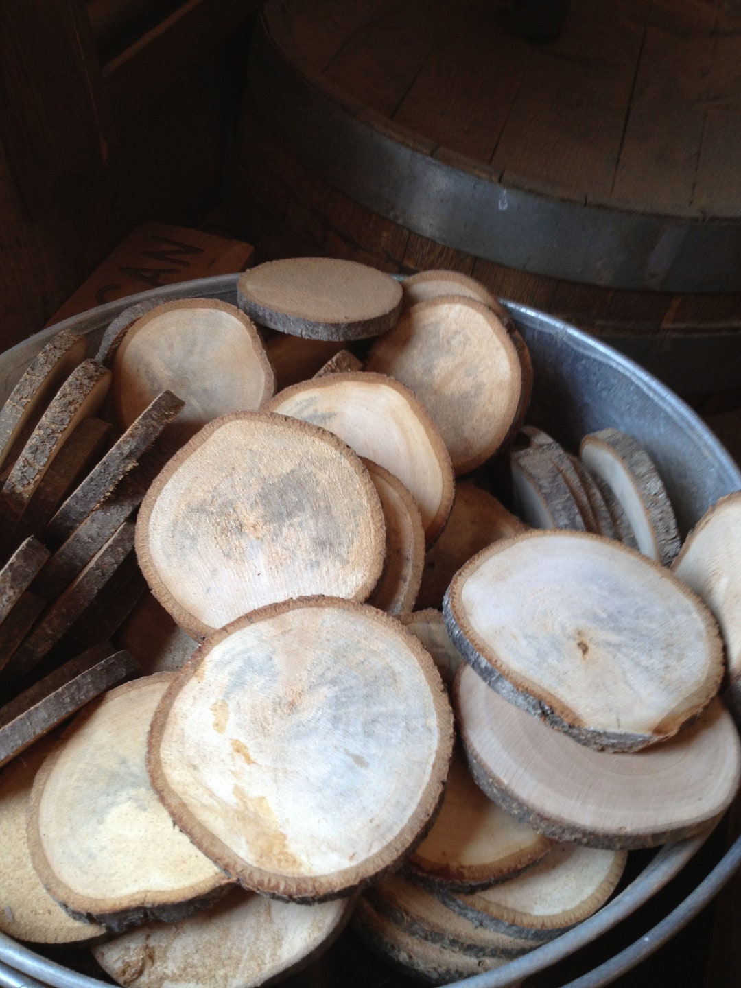 Sale 100 Round Pear slices 3 to 4 inches - Etsy.de