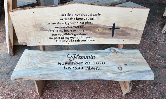 Heart Memorial Benches For Cemeteries