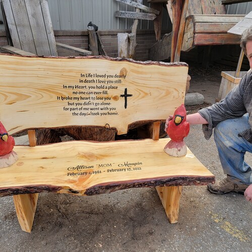 Heart Memorial Benches For Cemeteries