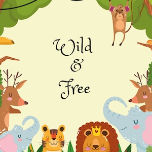 Set of 5 Animal Nursery Posters, Safari Nursery Decor - Nursery Prints ...