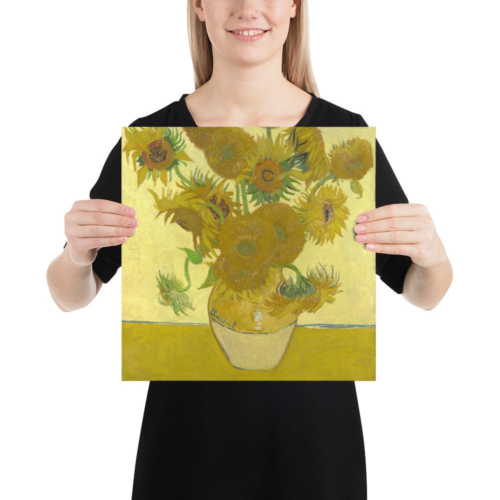 Sunflowers Van Gogh Poster, Sunflowers Print, Sunflowers Art, Perfect ...