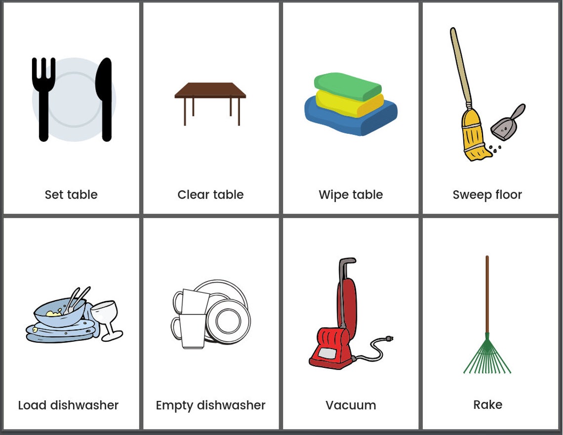 Chore Contract Printable Chore Contract for Kids Editable - Etsy