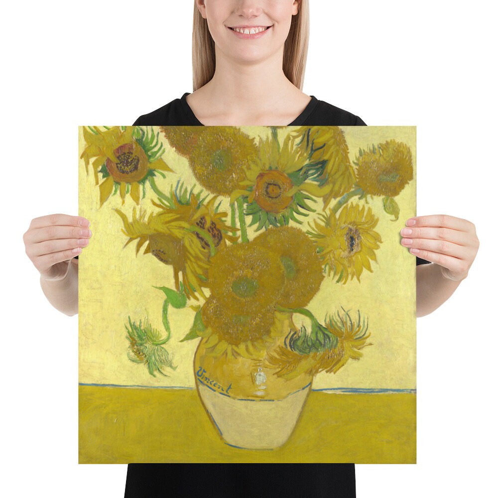 Sunflowers Van Gogh Poster, Sunflowers Print, Sunflowers Art, Perfect ...