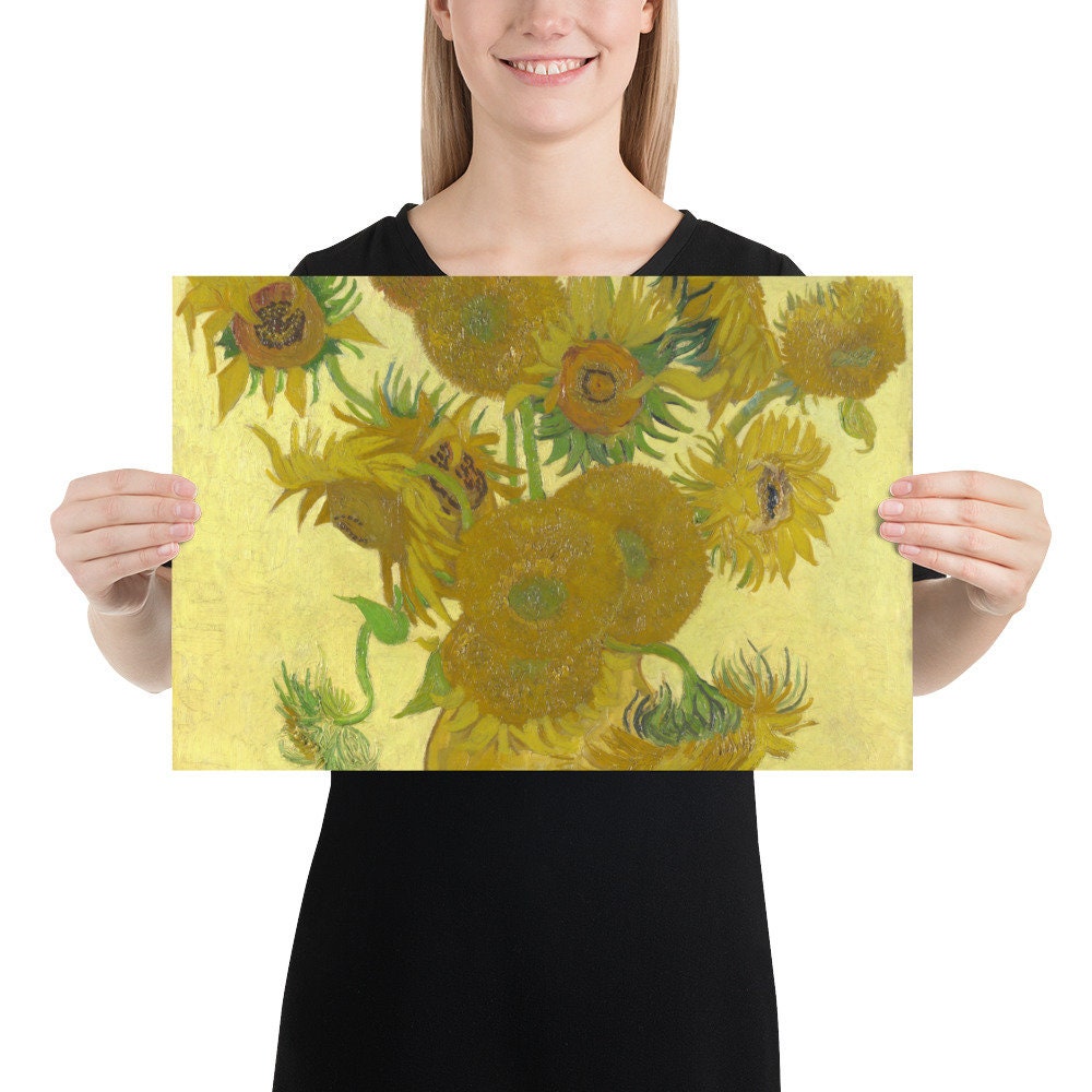 Sunflowers Van Gogh Poster, Sunflowers Print, Sunflowers Art, Perfect ...