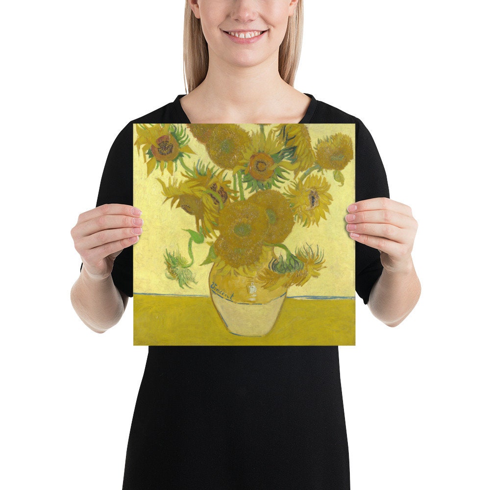 Sunflowers Van Gogh Poster, Sunflowers Print, Sunflowers Art, Perfect ...