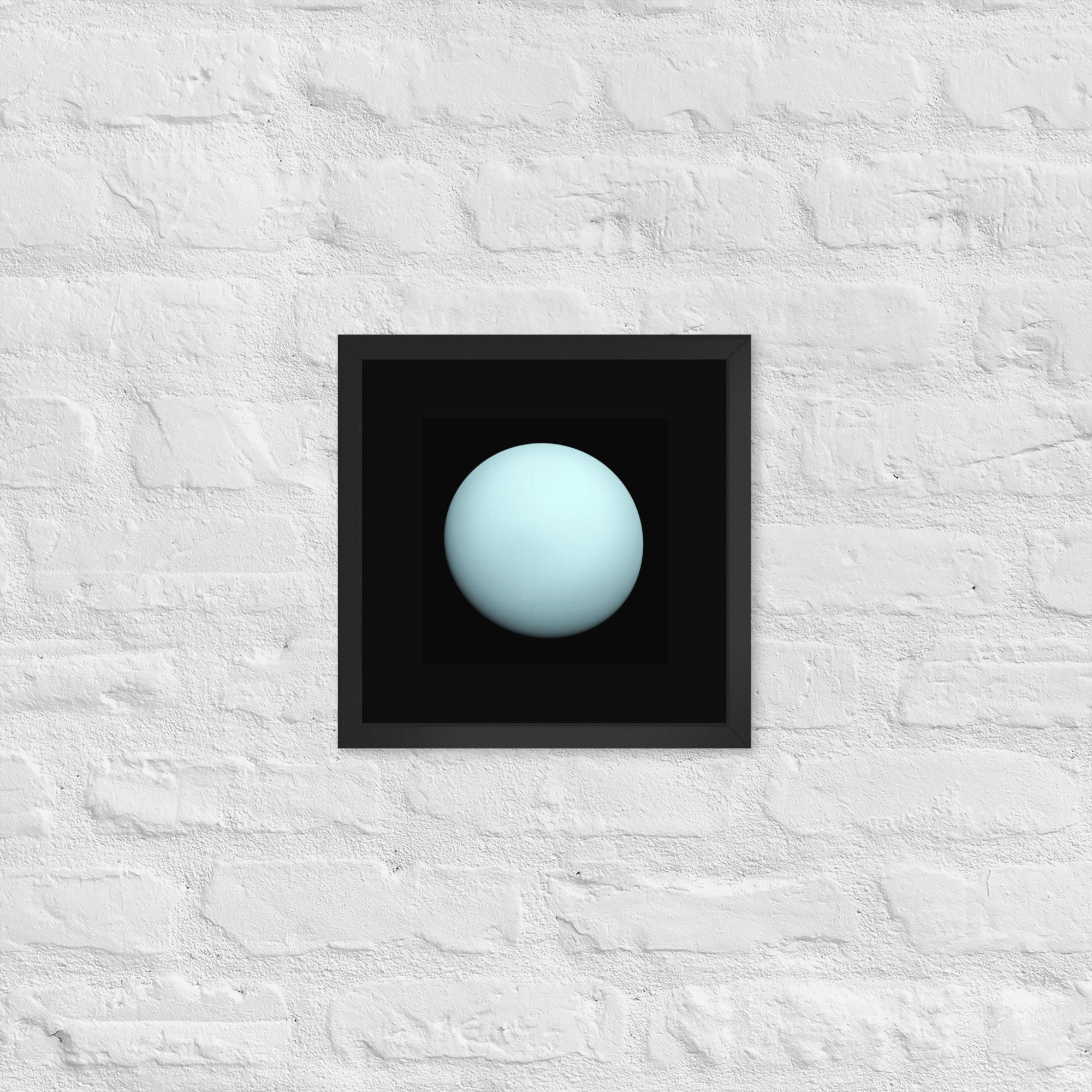 Father's Day Gift Idea Uranus Framed Poster A Beautiful Picture of ...