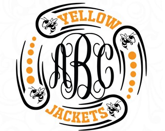 Yellow jacket svg | Etsy