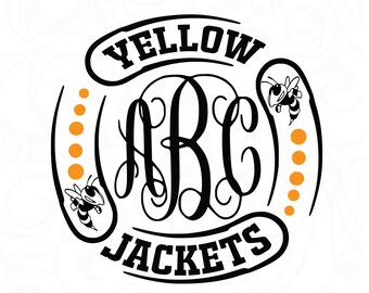 Yellow jacket svg | Etsy