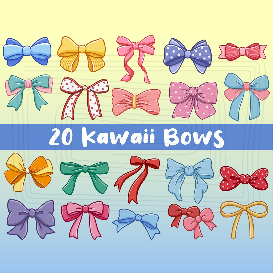 Kawaii Bows - Etsy