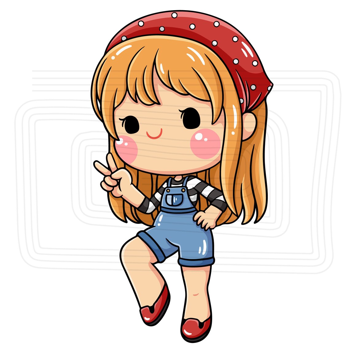 Cute Girl Set 04 - Etsy