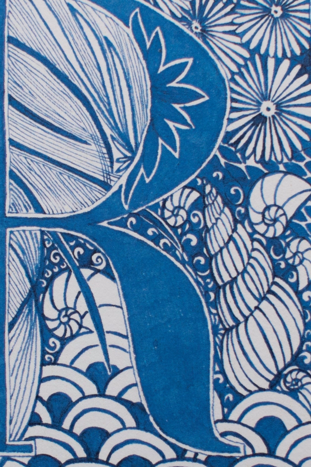 Letter R Monogram Print Lettering Illustration Handmade - Etsy