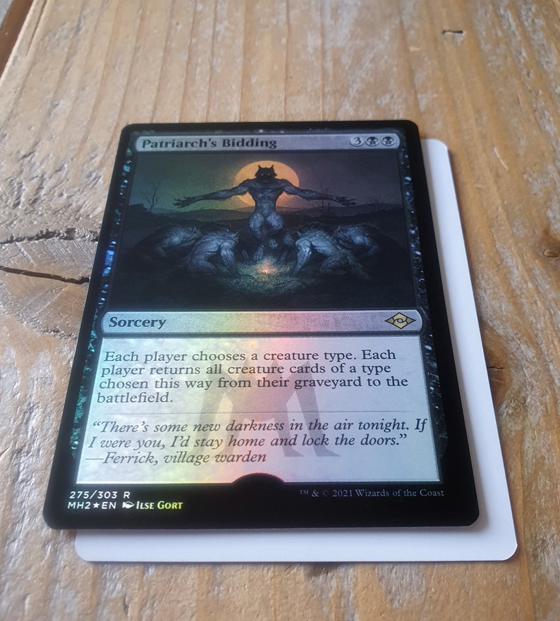 Patriarch's Bidding FOIL AP - Etsy