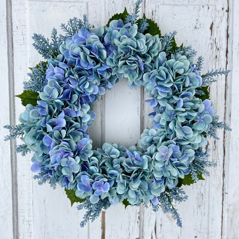 Hydrangea Wreaths - Etsy