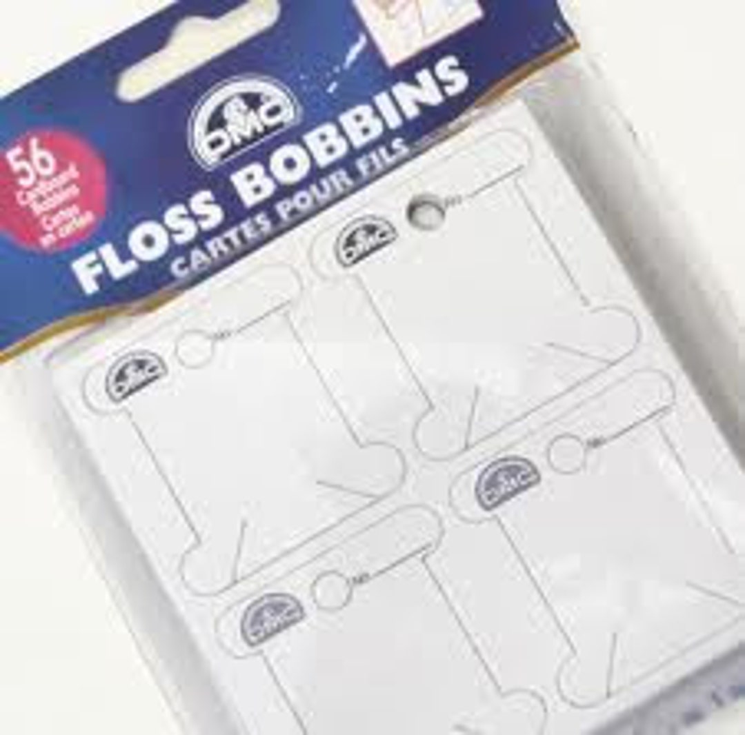 DMC Thread Bobbins Card Floss Bobbins // Thread Storage // Floss ...
